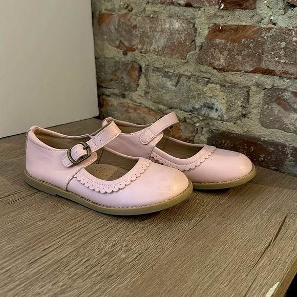 Shoes | Sweet Honey Pink Scallop Mary Janes Girls Size 13 | Poshmark